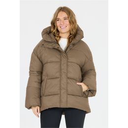 ENDURANCE ATHLECIA ATHLECIA Damen Steppjacke "Shaja", braun, Gr. 40, unifarben, 100% Polyamid, Jacken, mit wasserabweisender Beschichtung