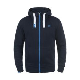 !Solid SOLID Herren Kapuzensweatjacke "Kapuzensweatjacke SDBenn", blau, Gr. S, Obermaterial: 50% Baumwolle CO. 50% Polyester PES., Sweatjacken