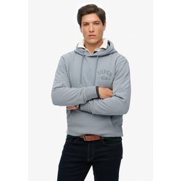 Superdry Herren Kapuzensweatshirt "SD-ATHLETIC ESS HOODIE", beige, Gr. XXL, bedruckt, Sweatware, Obermaterial: 100% Seide, Sweatshirts