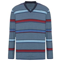 w&auml;schepur W&Auml;SCHEPUR Herren Schlafanzug, Gr. 48, bunt, 100% Baumwolle, Homewear-Sets