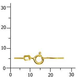OSTSEE-SCHMUCK Damen Goldkette "OSTSEE-SCHMUCK Kette Schlange 0,8 mm Kette Schlange 0,8 mm", 42cm, Gelbgold 333, L: 42, gold, Gelbgold 333, Halsketten