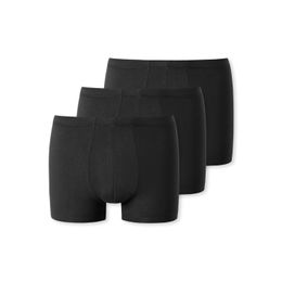 Herren Boxershorts "Boxershort UNCOVER Cotton 3PACK Shorts 3er Pack", uncover by Schiesser, Gr. L, schwarz, Obermaterial: 95% Baumwolle CO. 5%