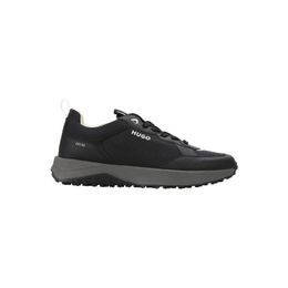 Hugo Herren Sneaker "Sneaker Kane Runn cvpu", Gr. 43, schwarz, Obermaterial: 100% Polyester PES. Futter: 100% Polyester PES. 80% EVA EVA. 20% Gummi
