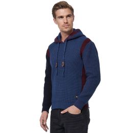 Rusty Neal Herren Strickpullover, blau, Gr. XXL, mehrfarbig, 70% Polyacryl, 30% Baumwolle, Pullover, mit Kontrast-Details