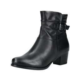 Caprice Damen Stiefelette "Caprice Stiefelette Leder", Gr. 38, schwarz, Leder, Schuhe