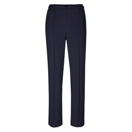 GOLDNER Damen Schlupfhose "Thermo-Jerseyschlupfhose MARTHA", blau, Gr. 38, Obermaterial: 70% Baumwolle CO. 30% Polyester PES., Hosen