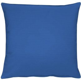 Dekokissen Apelt, B:49cm L:49cm, blau, Obermaterial: 60% Polyester, 40% Baumwolle, Dekokissen_Sitzkissen_Kissenh&uuml;llen, "4362 Rips Uni", Wasser- und