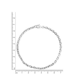 Firetti Damen Armband "Schmuck Geschenk Silber 925 Armschmuck Armkette Ankerkette Infinity", 19, Silber 925 (Sterlingsilber), silber, Silber 925