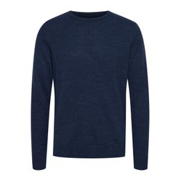 Blend Herren Strickfleece-Pullover "Strickpullover BHPullover", blau, Gr. XXL, Obermaterial: 85% Polyacryl PAN. 15% Wolle WO., Pullover