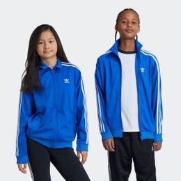 M&auml;dchen Trainingsjacke "FIREBIRD TOP", blau, Gr. 134, adidas originals, Obermaterial: 100% Polyester, Jacken