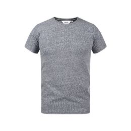!Solid SOLID Herren T-Shirt "T-Shirt SDAlarico", blau, Gr. L, Obermaterial: 50% Polyester PES. 38% Baumwolle CO. 12% Viskose CV., Shirts