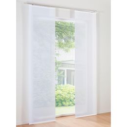 Schiebegardine HEINE HOME, B:57cm H:245cm, wei&szlig;, Polyester, Gardinen