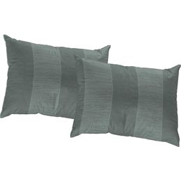 Dekokissen WIRTH, B:50cm L:50cm, blau, Obermaterial: 67% Polyacryl, 33% Polyester, Dekokissen_Sitzkissen_Kissenh&uuml;llen, "Niederau"