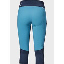 Sch&ouml;ffel SCH&Ouml;FFEL Damen Outdoorhose "3/4 Tight Hestad L", blau, Gr. 34, Oberstoff : 78% Nylon 22% Elasthan Oberstoff Einsatz: 85% Nylon 15% Elasthan, Hosen