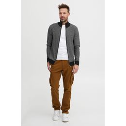 FQ1924 Herren Strickjacke "Strickjacke FQLewis", schwarz, Gr. XXL, Obermaterial: 100% Baumwolle CO., Strickjacken