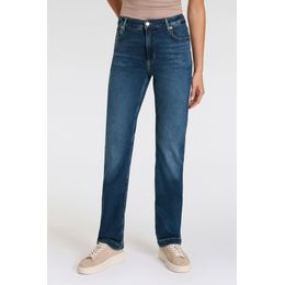 BOSS Orange Damen High-waist-Jeans "Ada High Rise Slim Premium Damenmode", blau, Gr. 25, unifarben, Denim/Jeans, Obermaterial: 83% Baumwolle, 9%