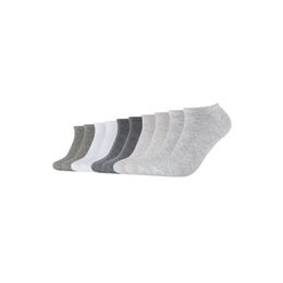 s.Oliver Damen Sneakersocken "Socken 10er Pack", Gr. 39, grau, Obermaterial: 62% Baumwolle CO. 36% Polyester PES. 2% Elasthan EL., Socken