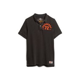 Superdry Herren Poloshirt "Poloshirt Vintage Athletic Polo", schwarz, Gr. M, Obermaterial: 100% Baumwolle CO., Shirts