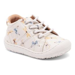 bisgaard Baby Lauflernschuh "barefoot hale l Weite: normal", Gr. 24butterflies, Leder, gemustert, Schuhe, Schn&uuml;rschuh, Barfu&szlig;schuh mit LWG Leder,