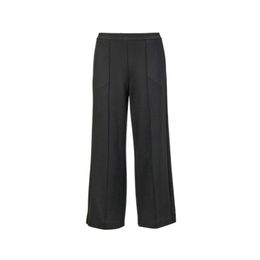 GOLDNER Damen 7/8-Hose "Kurzgr&ouml;&szlig;e Verk&uuml;rzte Jersey-Hose VERA mit Biesen", schwarz, Gr. 20, Obermaterial: 51% Viskose CV. 36% Polyamid PA. 13%