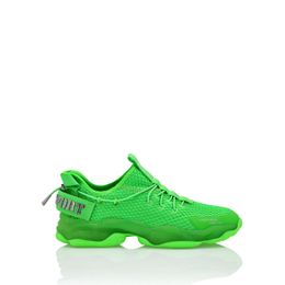 Plein Sport Damen Sneaker "Tiger Attack//Gen.x.4", Gr. 35, gr&uuml;n, Schuhe