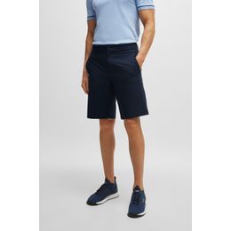 BOSS Green Herren Shorts "S Speedflex", blau, Gr. 54, unifarben, Web, Obermaterial: 100% Elastomultiester, Hosen, in klassischer Form Jogpants