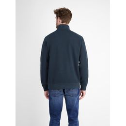 Lerros Herren Sweaterclassic navy, Gr. XXXL, unifarben, Sweatware, Obermaterial: 100% Baumwolle, Sweatshirts, mit Troyer-Rei&szlig;verschluss