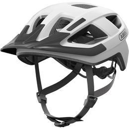 Abus Fahrradhelm "Aduro 3.0 LED", L, weiß, Helme