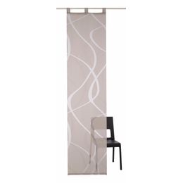 Neutex for you! Schiebegardine NEUTEX FOR YOU, B:57cm H:145cm, grau, Scherli, Polyester, Wohnzimmer, Gardinen, "Rumbek", inkl. Beschwerungsstange