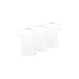 Levi's LEVI'S Damen T-Shirt "T-Shirt 3er Pack", wei&szlig;, Gr. S, Obermaterial: 95% Baumwolle CO. 5% Elasthan EL., Shirts