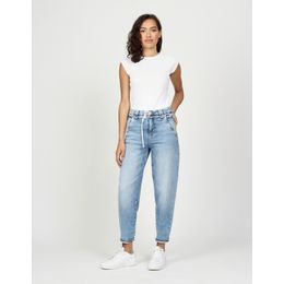 Gang Damen Weite Jeans "Gang Jeans Balloon 94VIA JOGGER", blau, Gr. 30, 79% Baumwolle, 19% Polyester, 2% Elasthan, Jeans