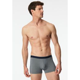 Schiesser Herren Boxershorts "Duality Function", Gr. 9, blau, Single Jersey, Obermaterial: 30% Baumwolle, 30% Modal, 30% Polyamid, 10% sonstige