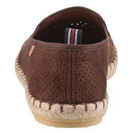 VERBENAS Herren Espadrille "Tom Pacific", Gr. 44, braun, Textil, Veloursleder, Schuhe, Loafer, Slipper, Sommerschuh, Strandschuh mit Stretcheins&auml;tze