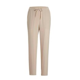 GOLDNER Damen Schlupfhose "Kurzgr&ouml;&szlig;e Braune Cargo-Schlupfhose SARA", beige, Gr. 23, Obermaterial: 95% Polyester PES. 5% Elasthan EL., Hosen