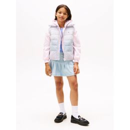 Tommy Hilfiger M&auml;dchen Steppweste "MIX STRIPE VEST", bunt, Gr. 3, gestreift, Web, Obermaterial: 100% Polyamid, Westen, f&uuml;r Kinder bis 16 Jahre,
