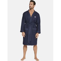 Hausanzug Jan Vanderstorm, blau, Obermaterial: 100% Baumwolle CO., Hausm&auml;ntel, "Bademantel ARETTI"