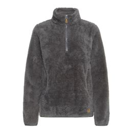 oxmo Damen Troyer "Troyer OXTelsonia", grau, Gr. L, Obermaterial: 100% Polyester PES., Pullover