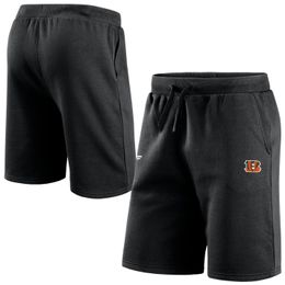 Fanatics M&auml;dchen Sporthose "Fanatics Shorts Cincinnati Bengals Primary Logo Fleece", schwarz, Gr. S, 80% Baumwolle, 20% Polyester, Hosen