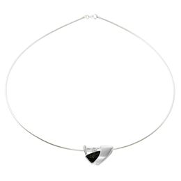 OSTSEE-SCHMUCK Damen Halsreif "OSTSEE-SCHMUCK Halsreif mit Anh&auml;nger Sigri", 45cm, Silber 925 (Sterlingsilber), L: 42, silber, Silber 925