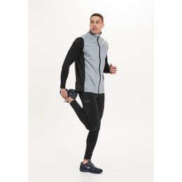Endurance Herren Funktionsweste "Peelier", silber, Gr. XL, 90% Polyester, 10% Elasthan, Westen, mit starken Ultra-Reflektoren