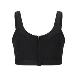 Endurance Damen Sport-BH "Crystale", Gr. XL, schwarz, 75% Polyamid, 25% Elasthan, unifarben, BHs, mit hohem Support