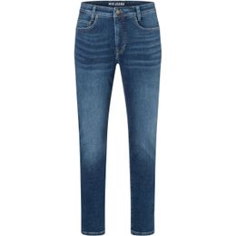 MAC Herren Regular-fit-Jeans "Arne Pipe", blau, Gr. 31, unifarben, Denim/Jeans, Obermaterial: 89% Baumwolle, 9% Polyester, 2% Elasthan, Jeans, im