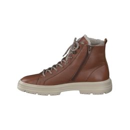Paul Green Damen Schn&uuml;rstiefelette "Paul Green Stiefelette Glattleder", Gr. 38, braun, Glattleder, Schuhe