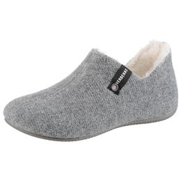 VERBENAS Damen H&uuml;ttenschuhe "Yoi Gales", Gr. 37, grau, Textil, meliert, Schuhe, Hausschuh, Homeslipper, Schlupfschuh mit kuscheligem Warmfutter