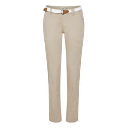 oxmo Damen Chinohose "Chinohose OXChakira", beige, Gr. 36, Obermaterial: 98% Baumwolle CO. 2% Elasthan EL., Hosen