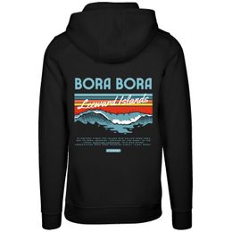 F4NT4STIC Damen Kapuzenpullover "Bora Bora Leewards Island", schwarz, Gr. XL, Obermaterial: 65% Baumwolle, 35% Polyester, Pullover, Hoodie, Warm,