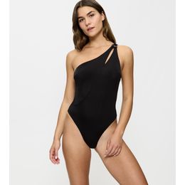 Triumph Damen Badeanzug "Midnight Swim", schwarz, Gr. 40, Microfaser, Obermaterial: 82% Polyamid, 18% Elasthan, Badeanz&uuml;ge, schimmernder Stoff,