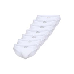 Tom Tailor Herren Slip "Slip 7er Pack", Gr. M, wei&szlig;, Obermaterial: 95% Baumwolle CO. 5% Elasthan EL., Unterhosen