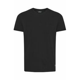 !Solid SOLID Herren Rundhalsshirt "Rundhalsshirt SDBob", schwarz, Gr. M, Obermaterial: 60% Baumwolle CO. 40% Polyester PES., Shirts