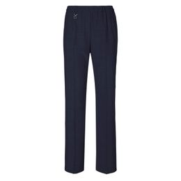 GOLDNER Damen Schlupfhose "Trevira-Schurwollschlupfhose LOUISA", blau, Gr. 42, Obermaterial: 53% Polyester PES. 43% Schurwolle WV. 4% Elasthan EL.,